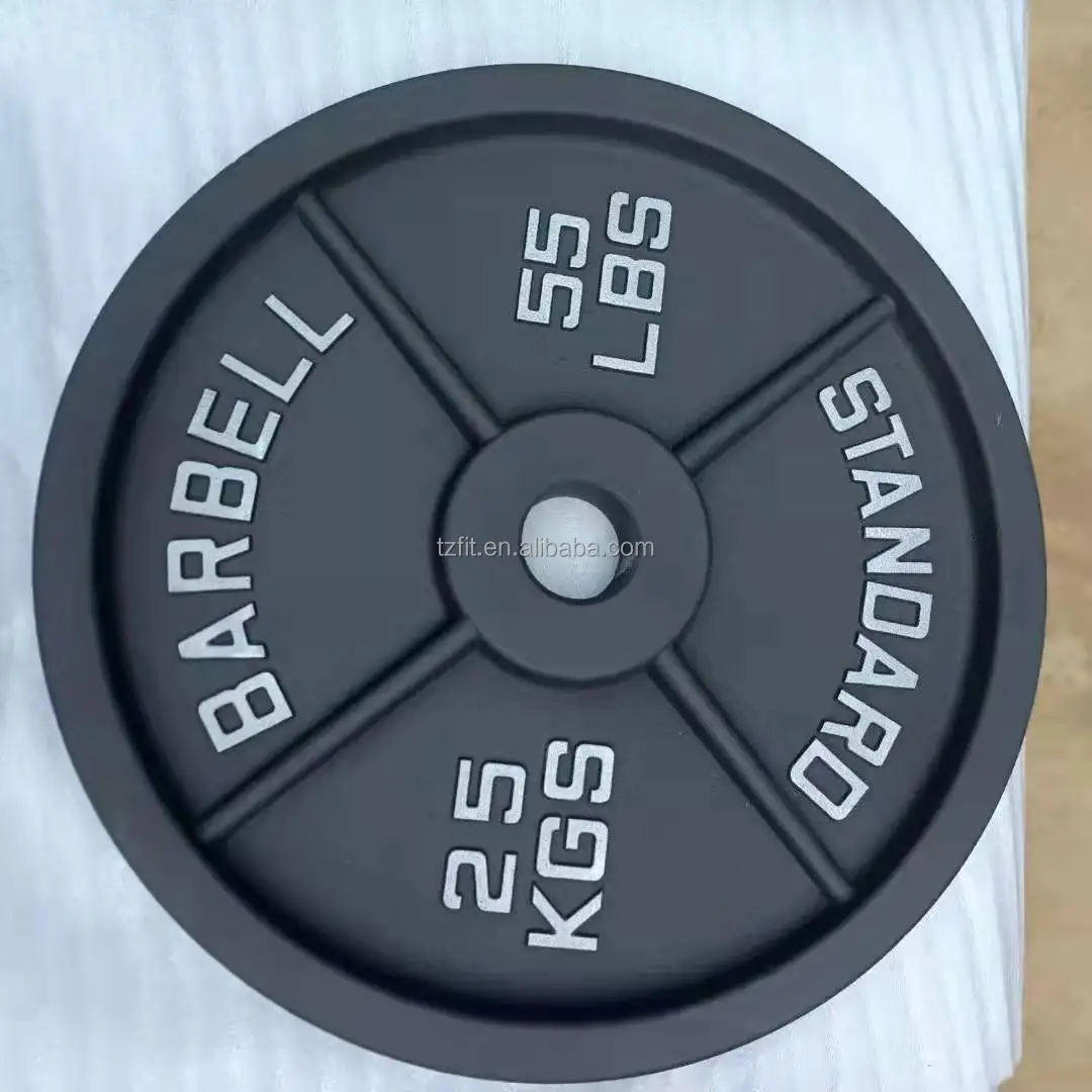 TIANZHAN FITNESS Bumper Plates - Durable Cast Iron Weights