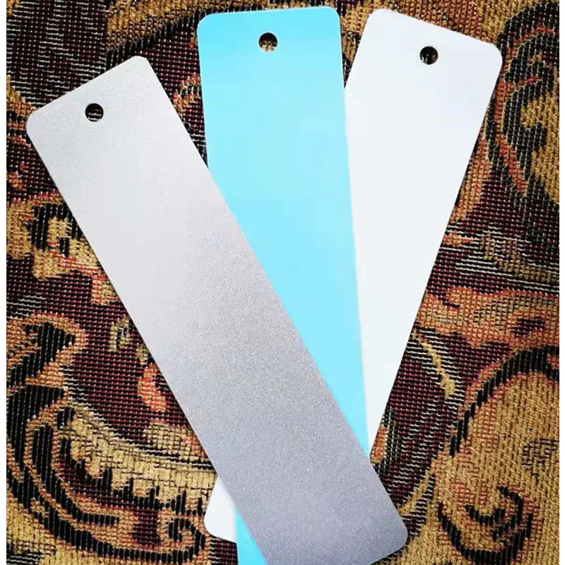 Custom Blank Sublimation Bookmark Metal 15x3.8cm Large Aluminium ...