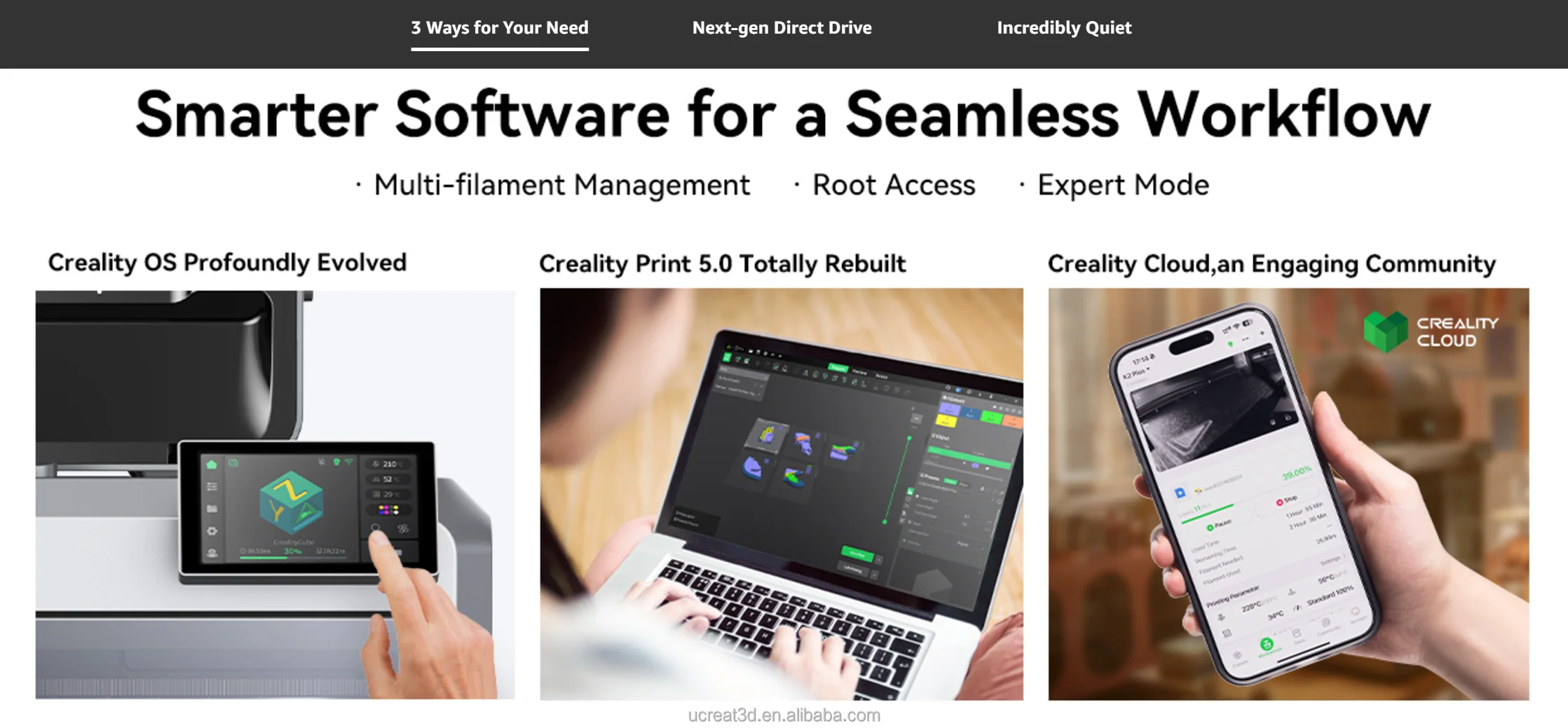 K2 Plus Combo 3D Printer - High Resolution & Fast Speed