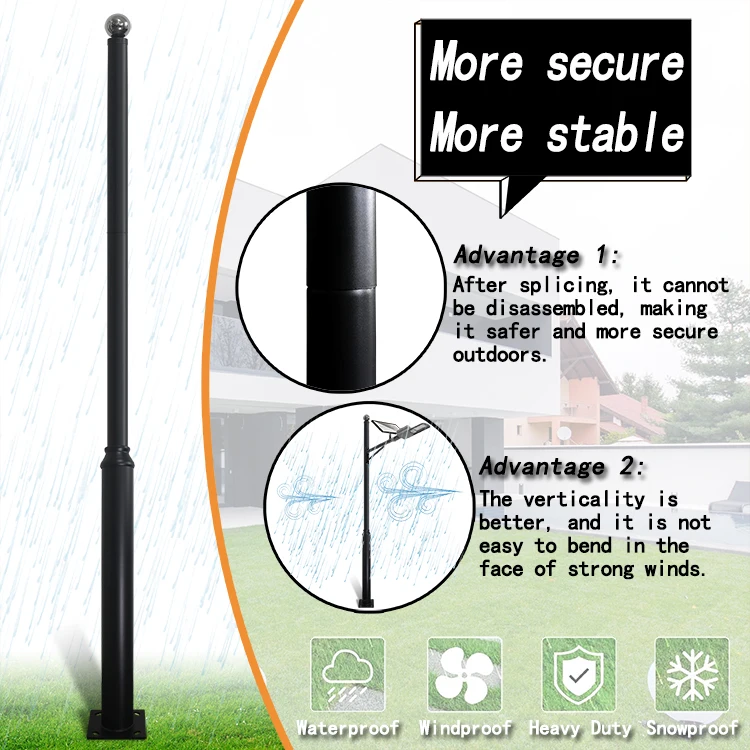 Solar Powered Street Light Pole Factory - Durable & Efficient