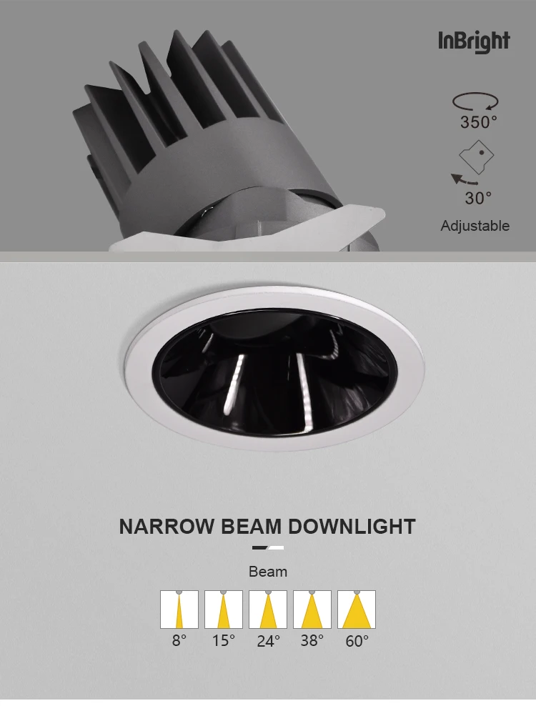 CCT Tunable Dimmable LED down Light - Efficient & Durable