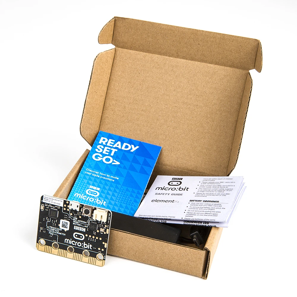 Bbc Micro:bit V1.5 Go Starer Kit With Switch Battery Holder Box + Usb ...