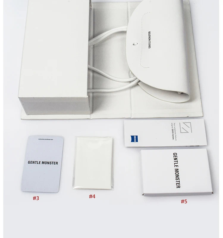 Luxury Fashion White Optical Glasses Box - Eco-friendly