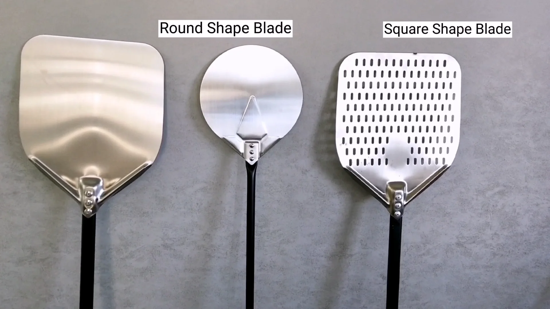 12-14-16inch Stainless Steel Pizza Paddle Spade Or Aluminum Perforated ...