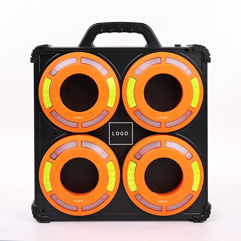 8 Pack RGB Sequential LED Strobe Beacon Cone Light - 6 Modes, High ...
