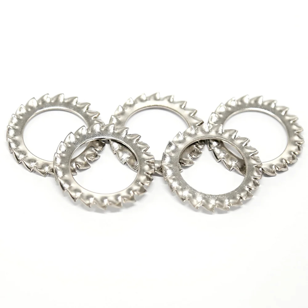 Din6798a Externally Serrated Star Washer M3 External Teeth Sus304 ...