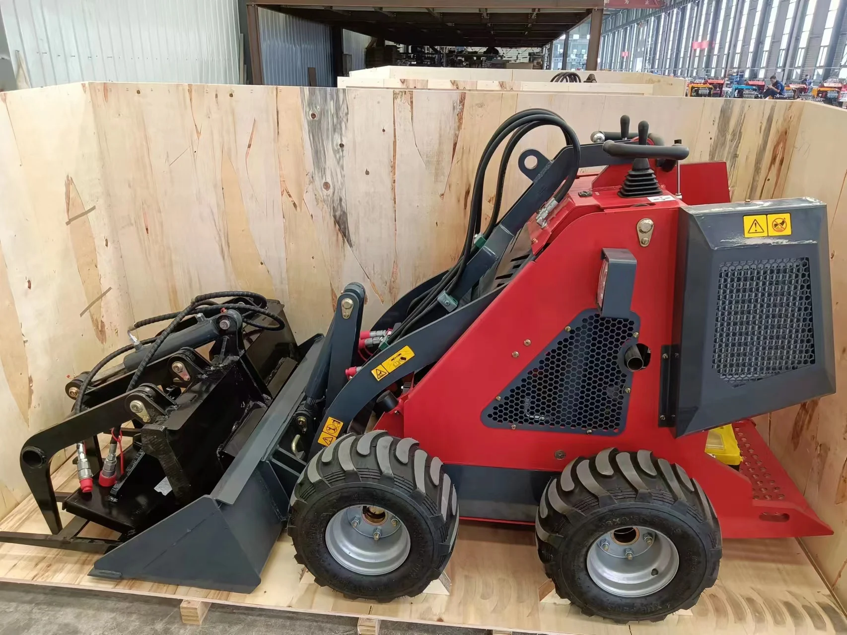 Wheel Tracked Skid Steer Loader Mini 500kg 1000kg Skid Steer Loaders ...