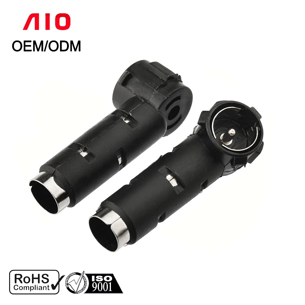 90 Degree DIN 41585 to ISO Female Car Antenna Aerial Adapter Car Radio ...