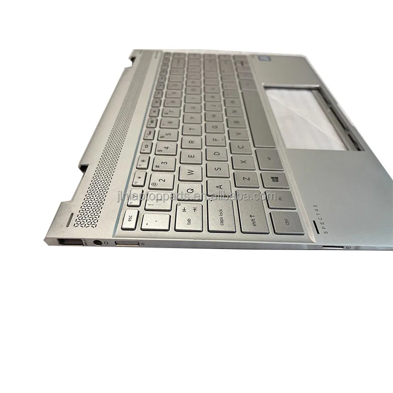 Silver New Palmrest Us Keyboard Backlight Upper Case Top Case For Hp ...