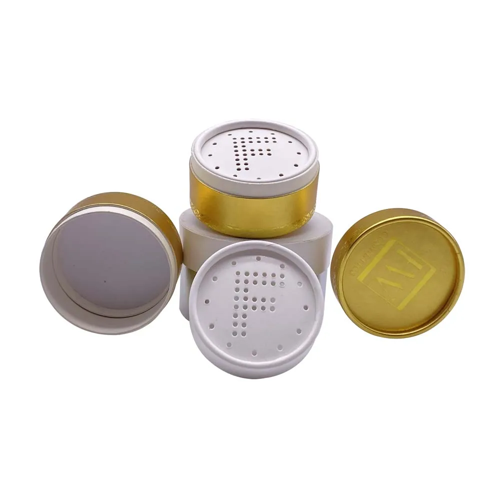 Biodegradable Cardboard Spice Shaker Puff Containers Recyclable ...