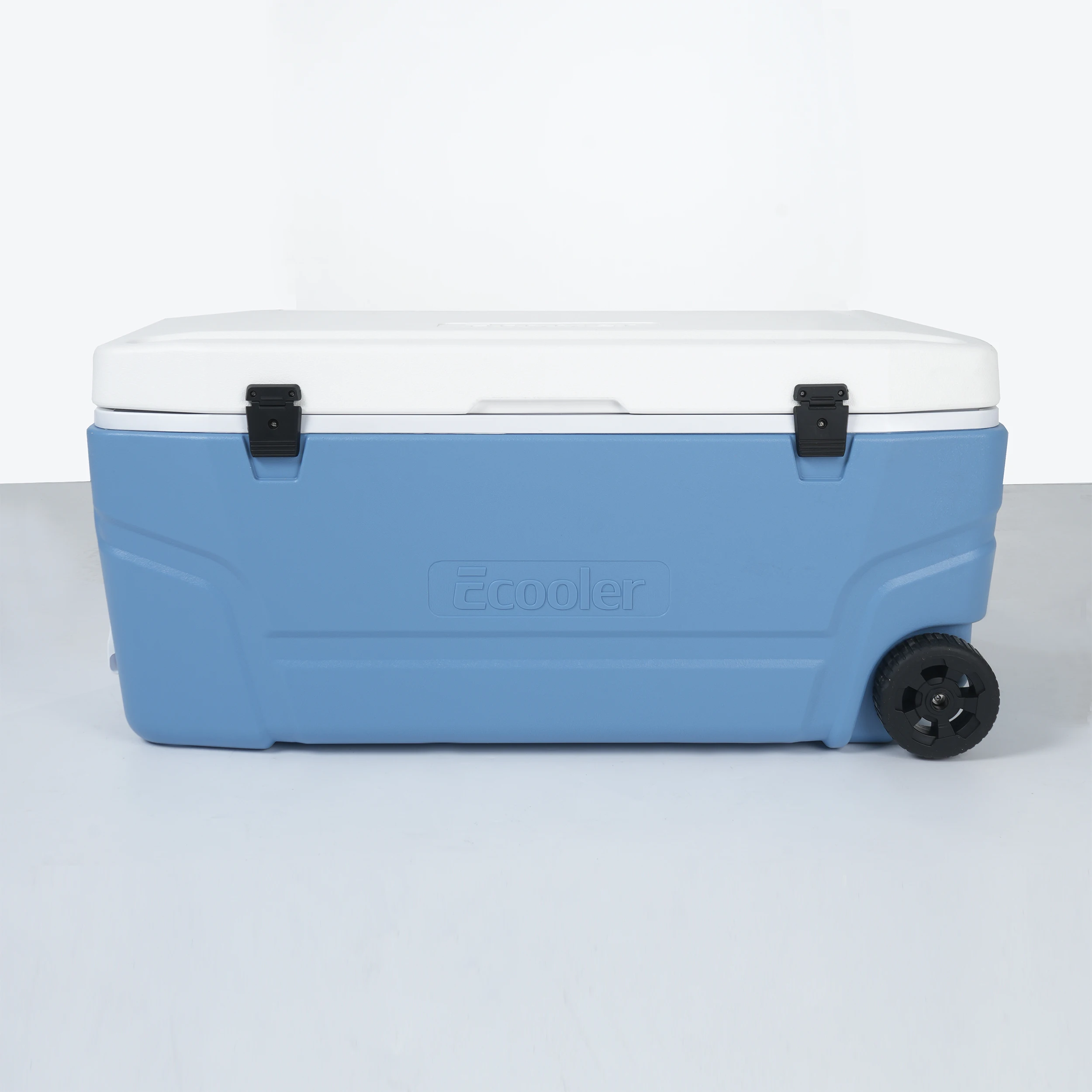 120L/114QT Wheeled Cooler Box Insulated Outdoor Marine Camping Fishing ...