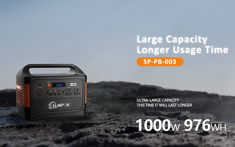 Sunpok 300w 1000w 1kw Power Bank 300wh 1kwh Bateria Solar Portable ...