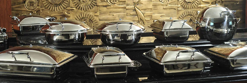 YUFEH Commercial Stainless Steel 10L Chafing Dishes Buffet Soup Food ...