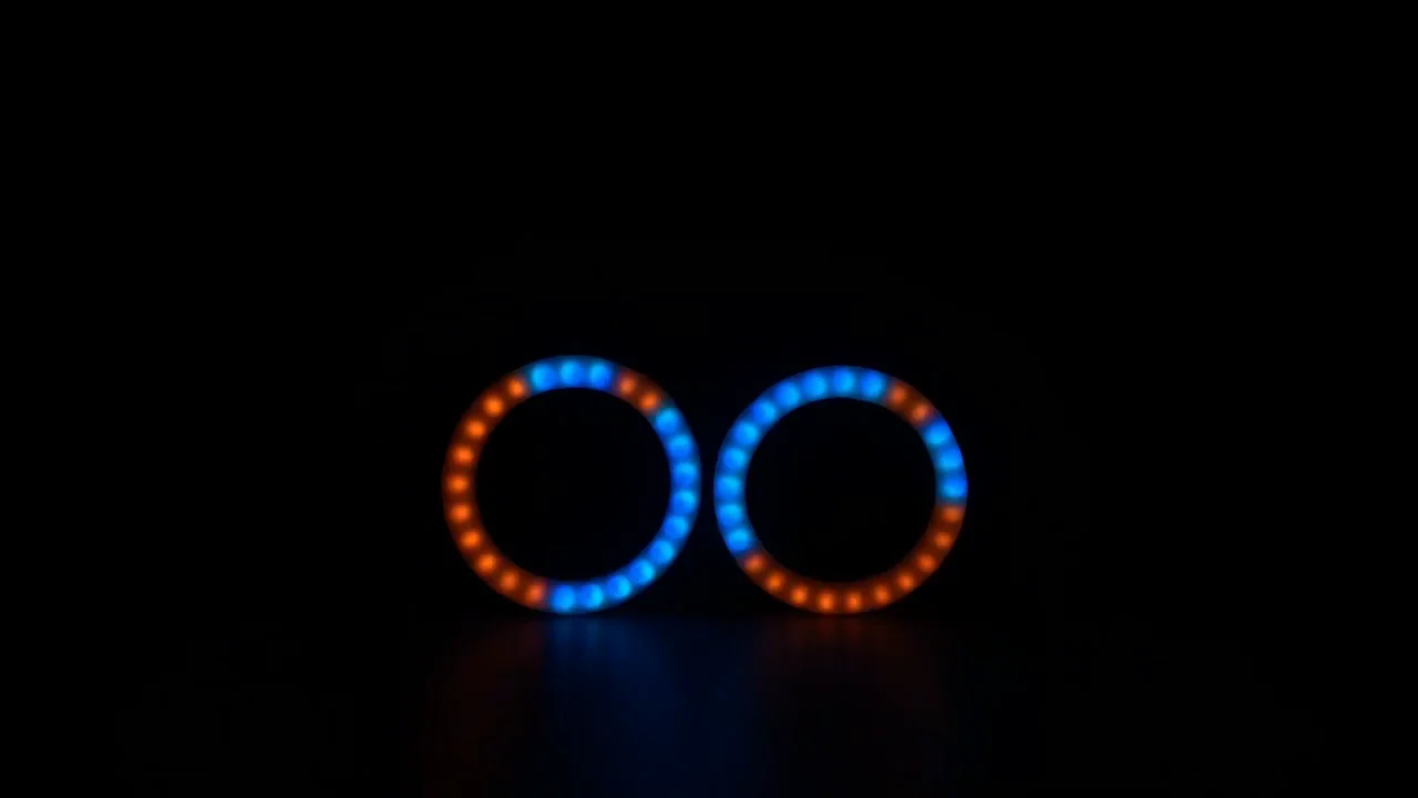 High Quality Universal Rgb Chasing Halo Rings 12v Angel Eyes Headlight ...