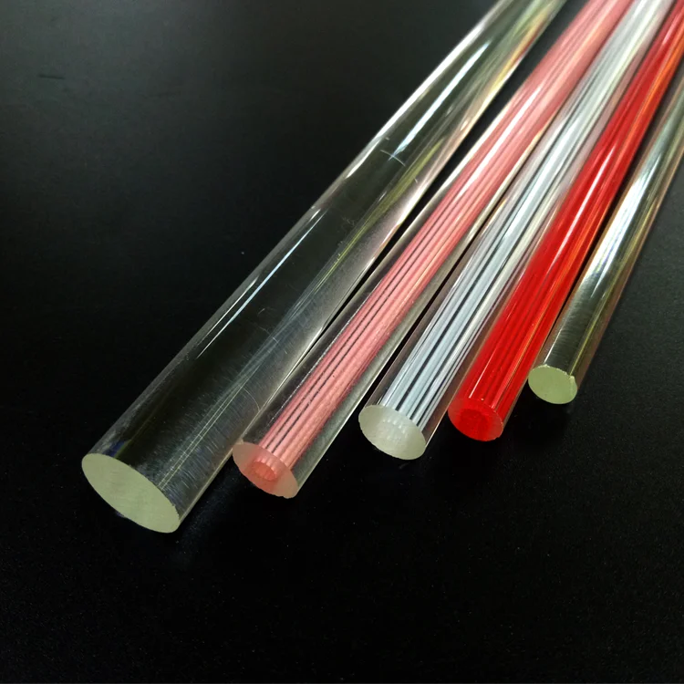 Factory Customized Acrylic Stick Fluorescent Rods Cylindrical Solid ...