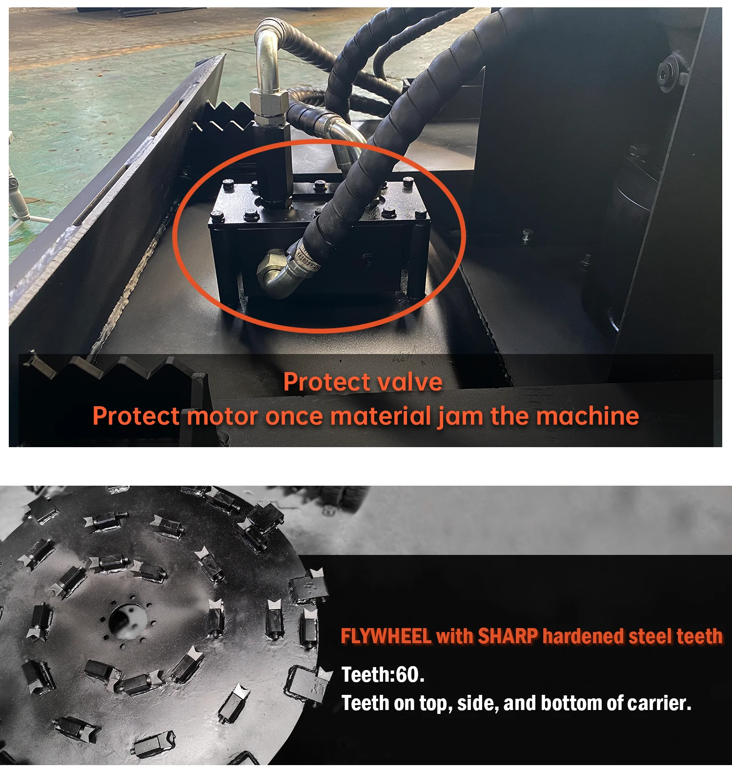 Heavy Duty Skid Loader Disc Forestry Mulcher - 1 Year Warranty