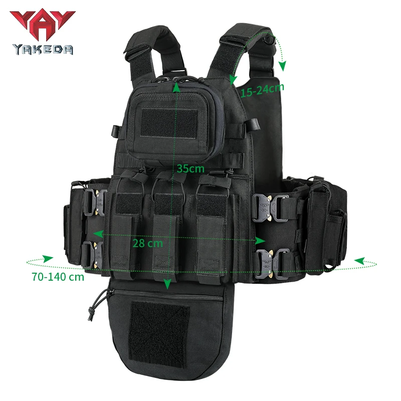 Yakeda Tactical Vest - Laser Cut Chaleco Tactico Assault Vest