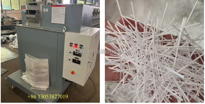 Micro and Macro Fiber Bunches Fiber Making Machine with Online Cutting ...