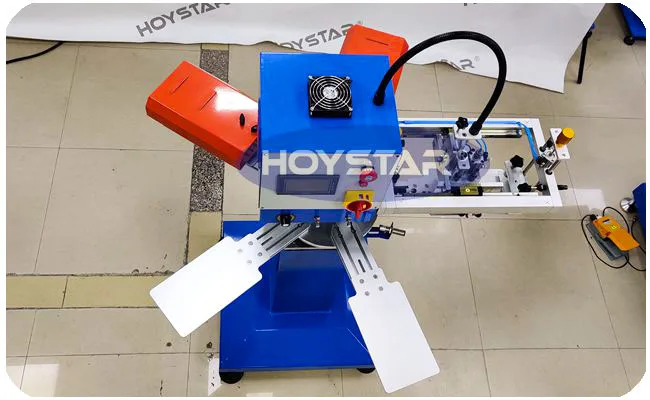Rapid Tag Screen Printing Machine for Tshirt Neck Label Logo