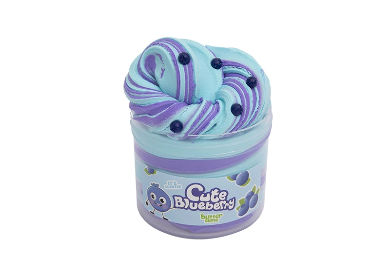 Custom Soft Blueberry Butter Slime Playdough Kit Handmade Educational ...