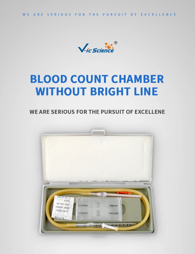 VIC SCIENCE Neubauer Counting Chamber - Precision Blood Count