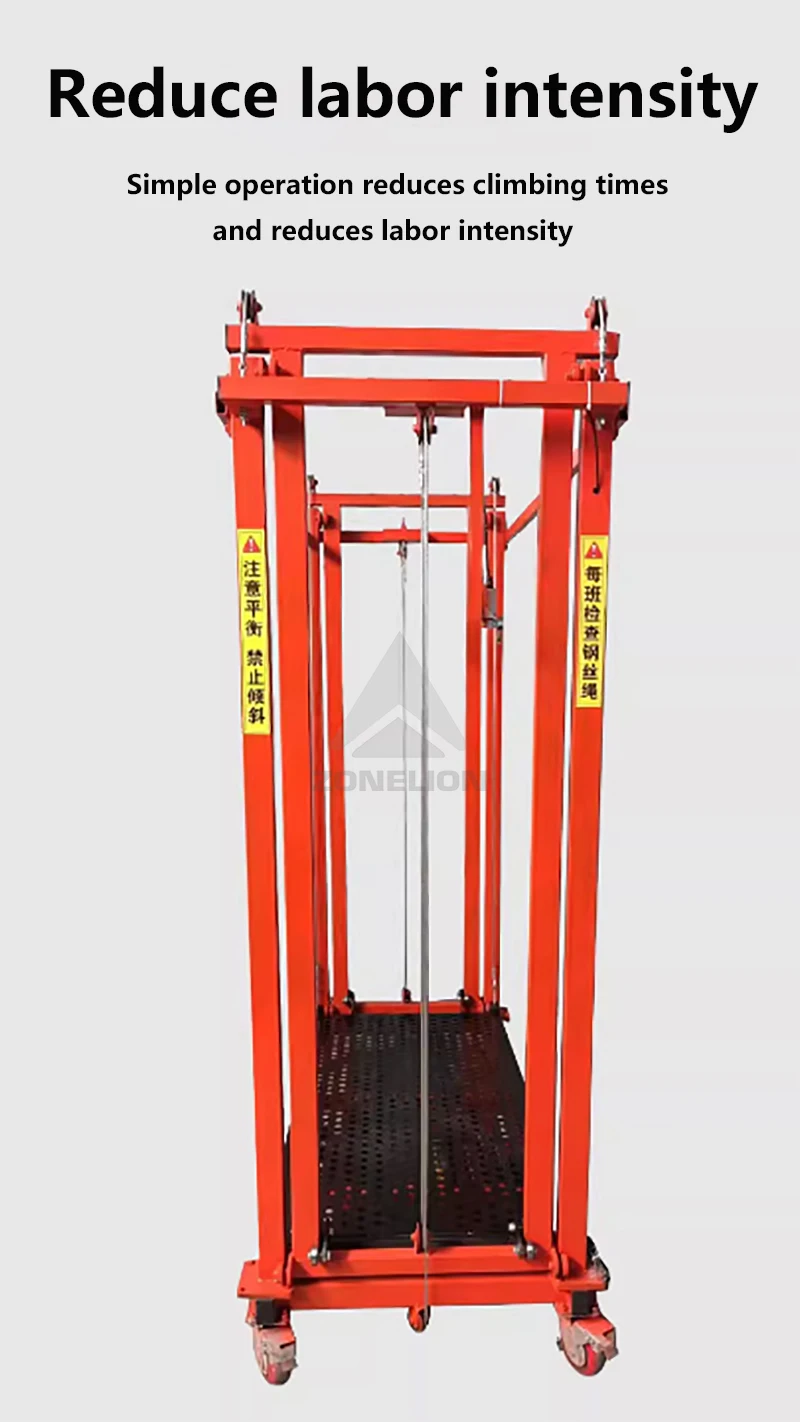 Electric Motor Gearbox Folding Scaffold Remote Control Eased Platform ...