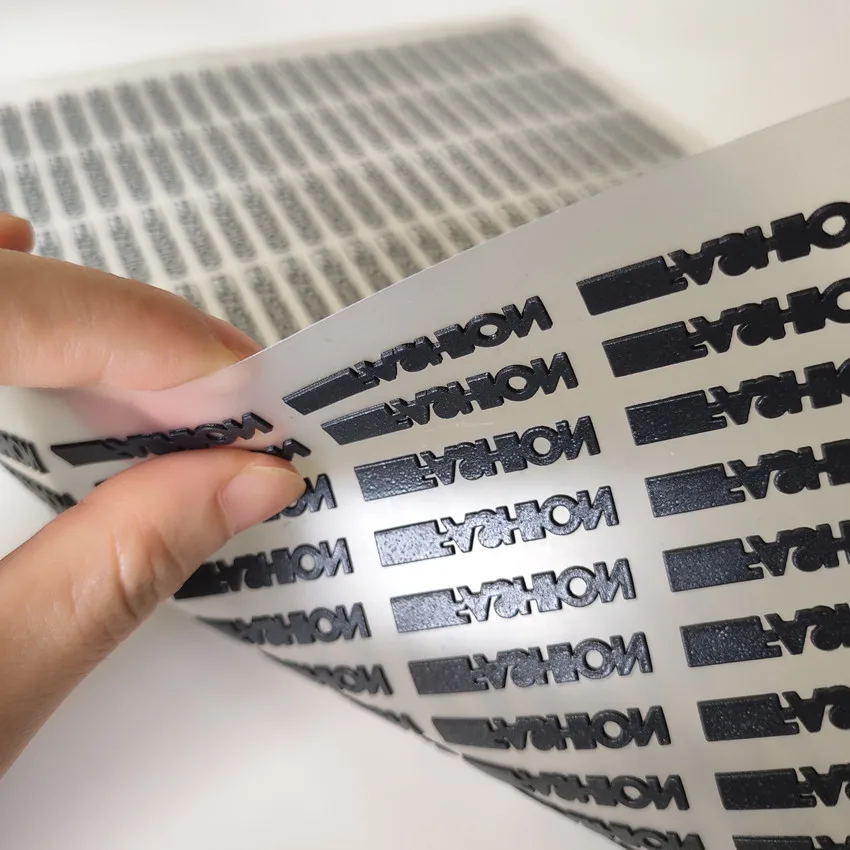 Customized Recycled Embossed Stickers 3d Rubber Silicone Heat Transfer ...