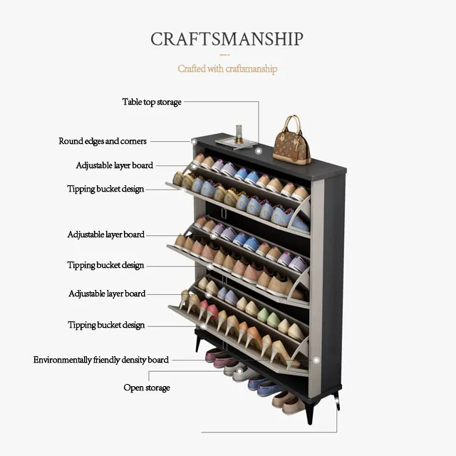 Jm Light Luxury Light And Thin Shoe Cabinet Shoe Frame - Buy Rack Shoe ...