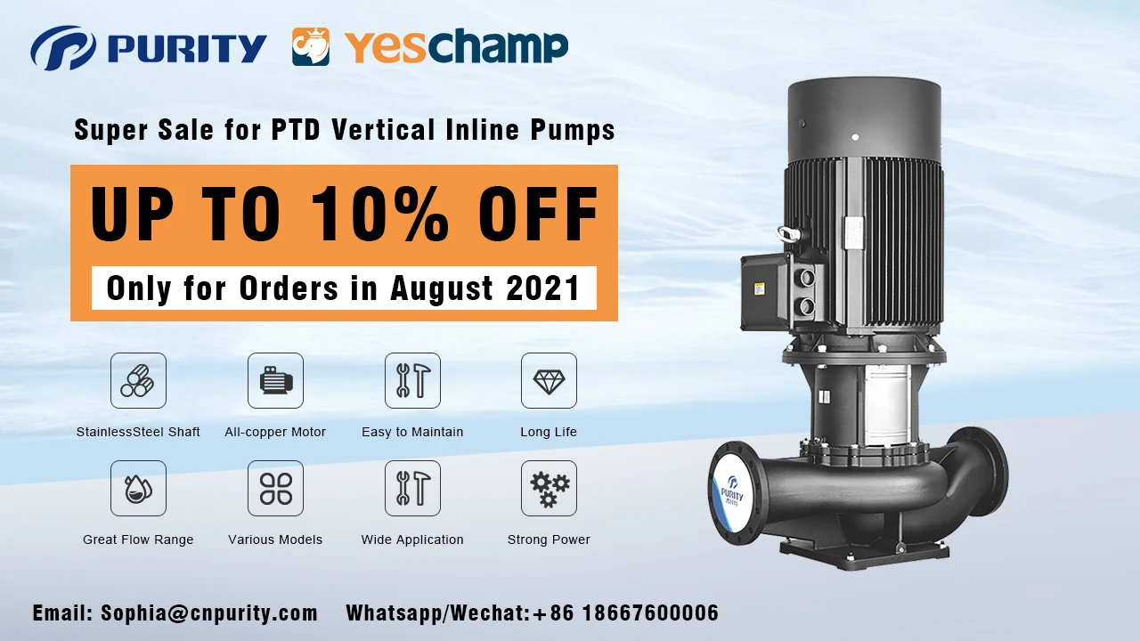 PTD Centrifugal Inline Pump - Efficient Water Solutions