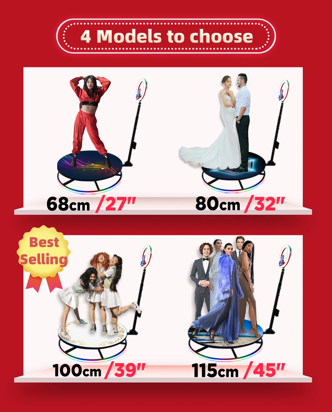 New Popularity 360 Photo Booth Rotating Machine Dslr Camera 360 Photo ...