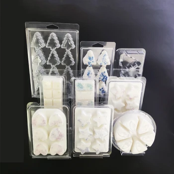 Custom 12 Cavity Christmas Tree Candle Clamshell Tart Mold,Cavity Wax ...