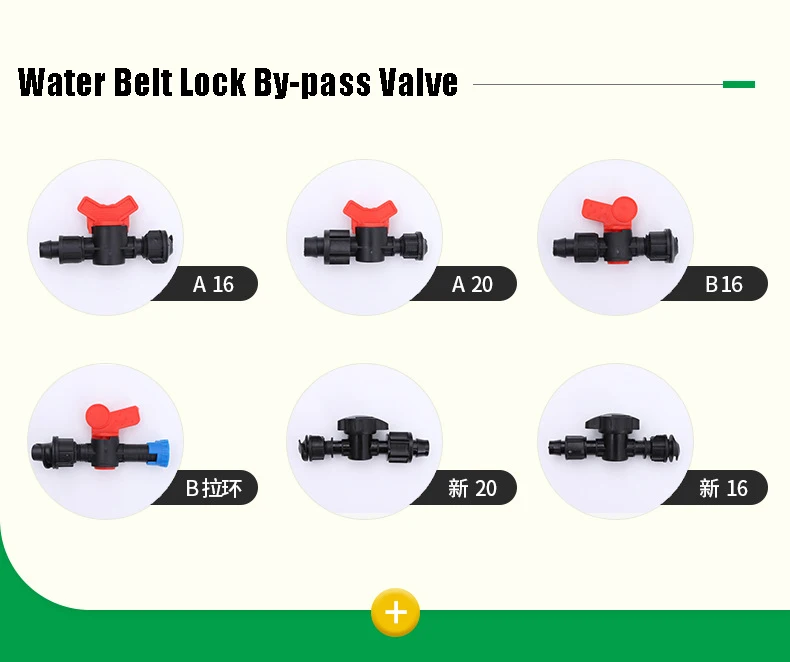 Drip Irrigation Plastic Mini Valve Tape Offtake Valve for 16mm Drip ...