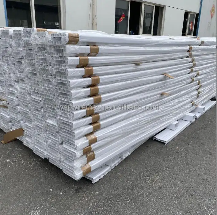 3 Rail Pvc Horse Rail Fence Plastic Panels White Vinyl Post And Rail ...