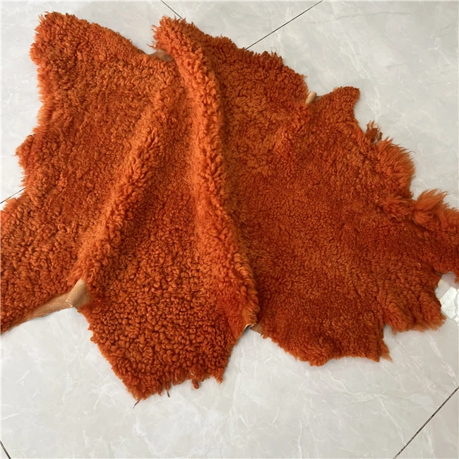 Curly Shearling Sheepskin Pelts For Jacket - Buy Curly Shearling ...