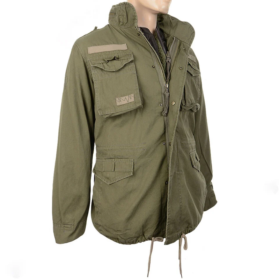Mens Tactical M65 Giant Field Jacket Men Warm Outdoor Adventure Coat ...