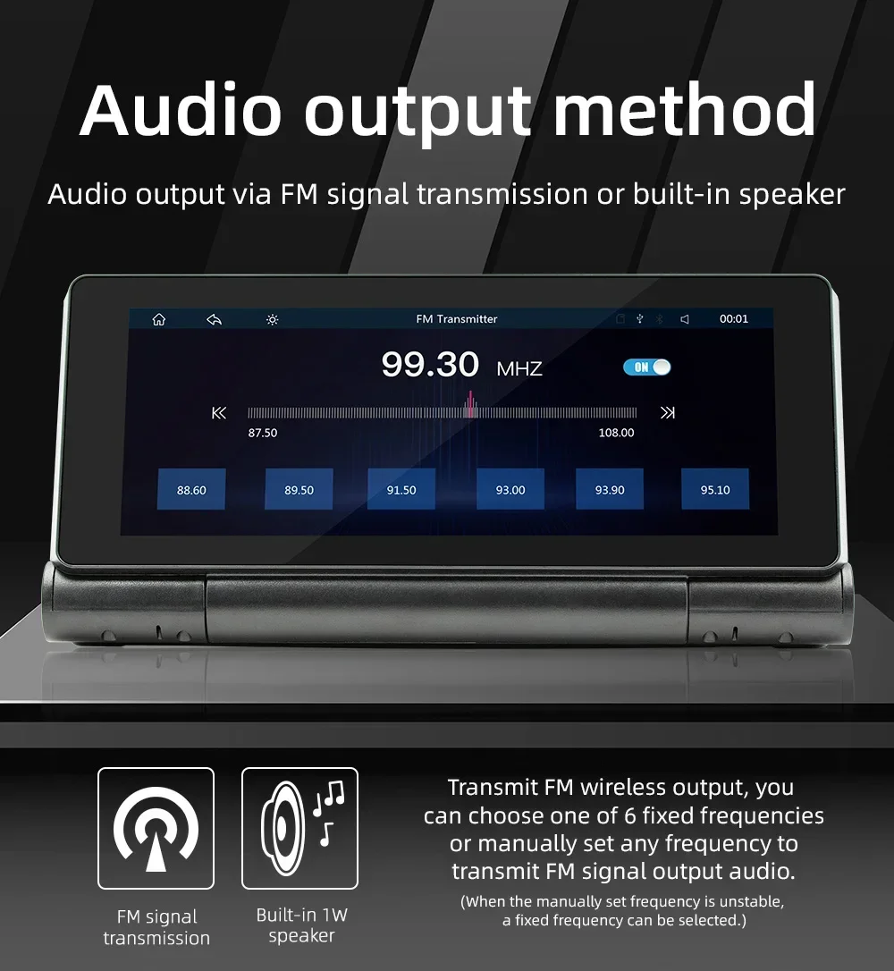 Universal Car MP5 Player 6.86 Inch Wireless CarPlay Android Auto ...