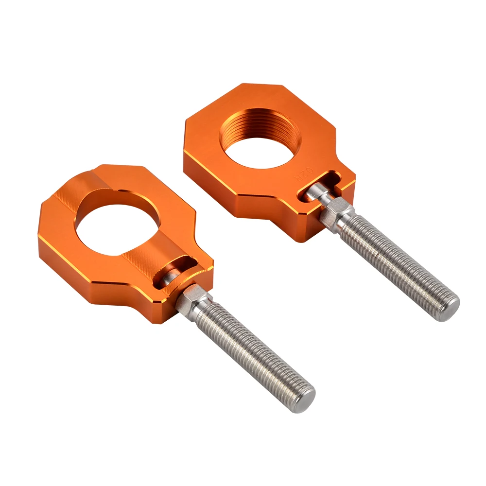 NiceCNC Motocross Rear Axle Blocks Chain Adjuster for KTM 250SXF ...