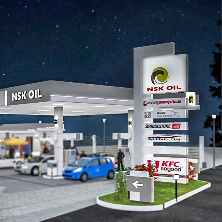 Customize Led Outdoor Petrol Station Sign Illuminated Fascia Petrol ...
