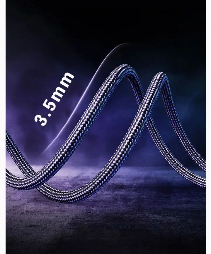 OEM Wholesale 3A Fast Charging TPE Data Cable with Type-c