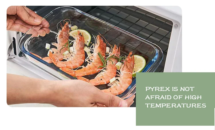 Customized High Borosilicate Glass Bread Baking Pan Glass Baking Dishes ...