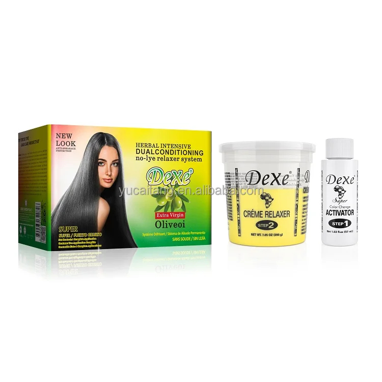 Dexe Conditioning No-Lye hair Relaxer salon and home using good quality ...