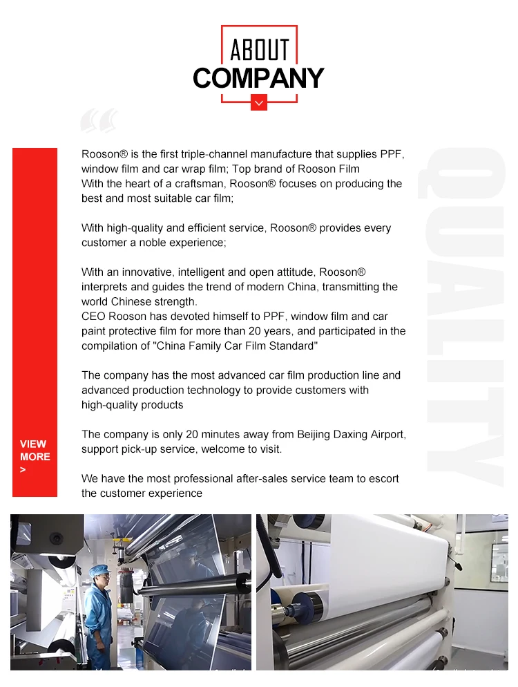 Ppf 8.5mil Self Healing Ppf Film Anti Yellow Paint Protection Film Tpu ...