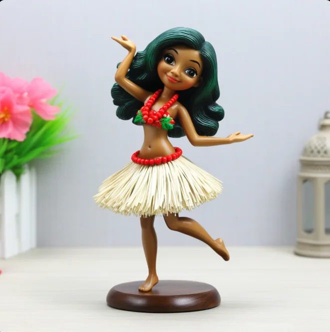 Creative Custom Resin Hula Girl Dashboard Hawaii Dancing Hula Girl for ...