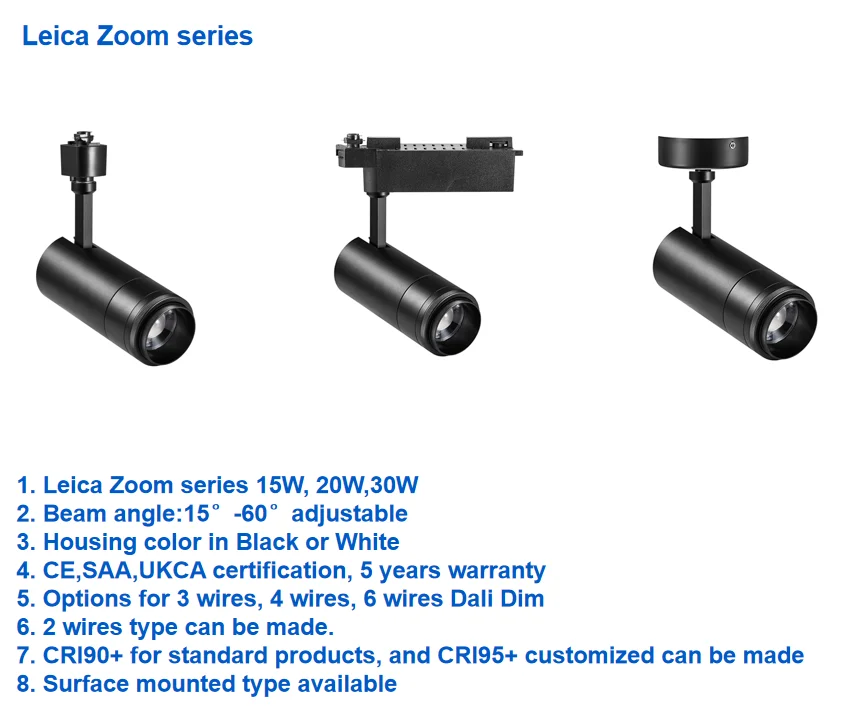 Leica Modern Led Track Light With Easy Install Unique Aluminum Housing ...