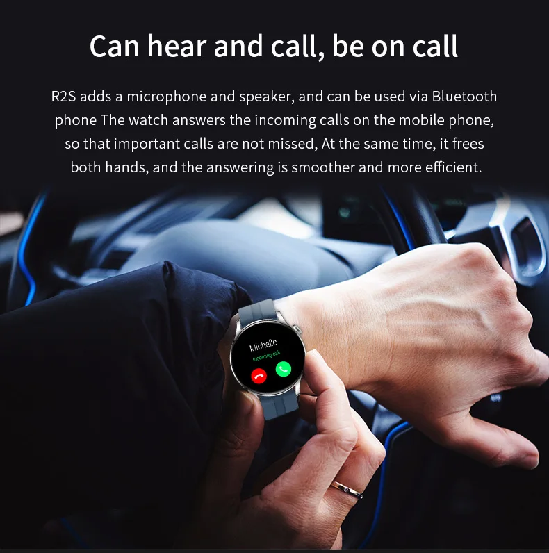 CURREN R2S Smartwatch - Fitness & Waterproof Features