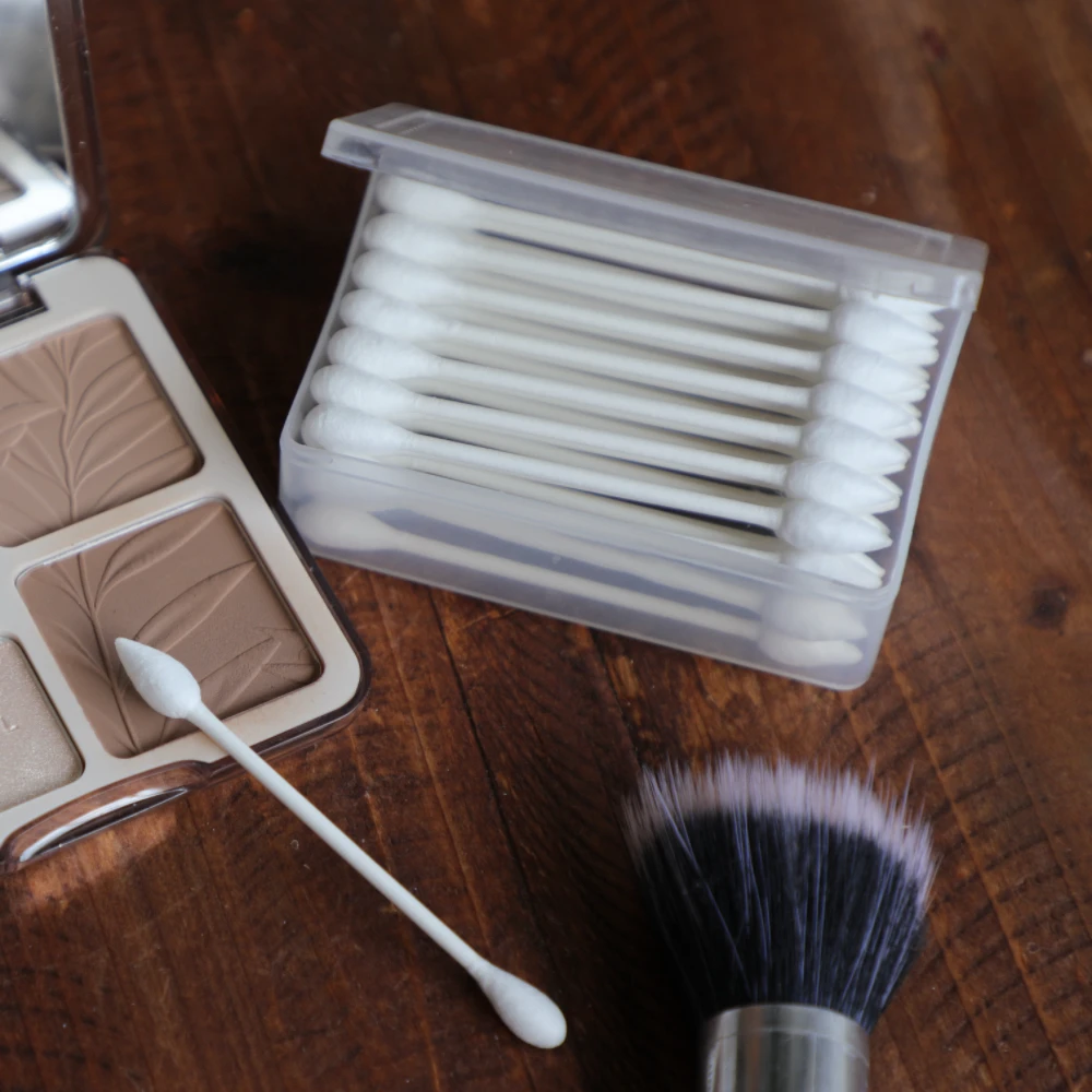 Premium Organic Cotton Buds for Baby Eco-Friendly Plastic Stick Big ...