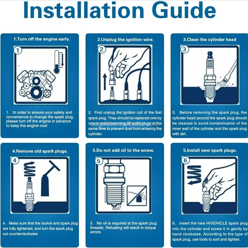 Car Engine Parts Spark Plug Iridium Platinum Nickel 04e905601b For Vw ...