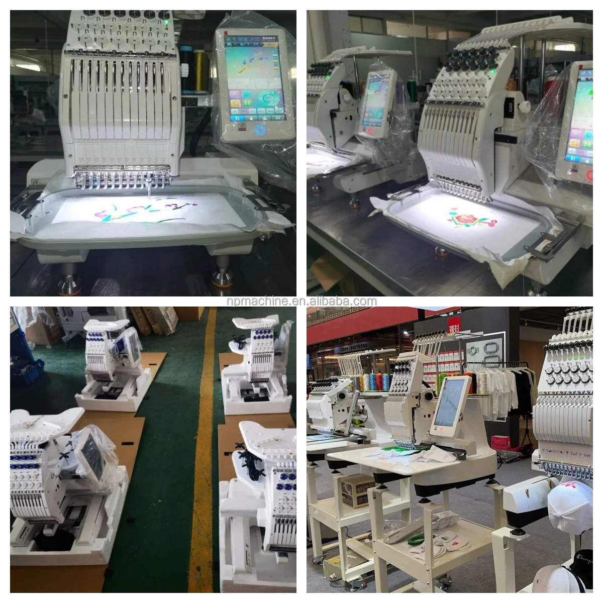 Mini Portable Logos Single Head Computerized Embroidery Machine for ...