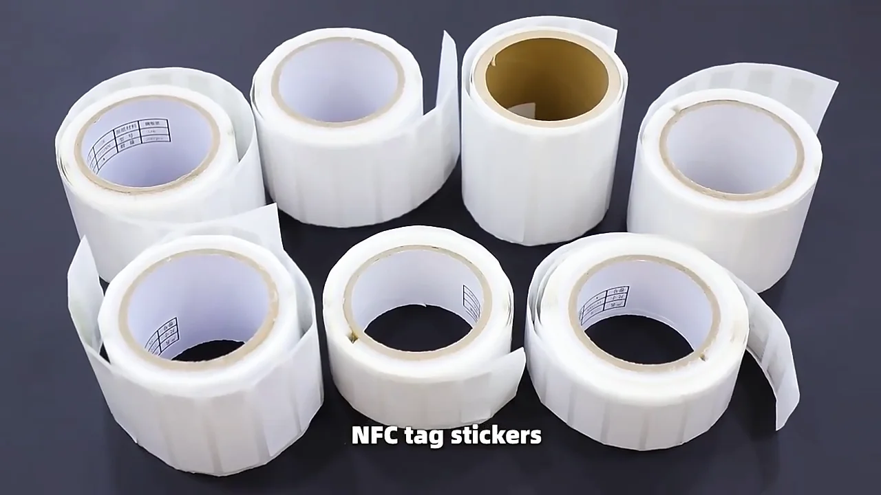 Hf Rfid Fragile Anti-counterfeiting Label Nfc Ntag 424 Dna /424 Dna Tag ...