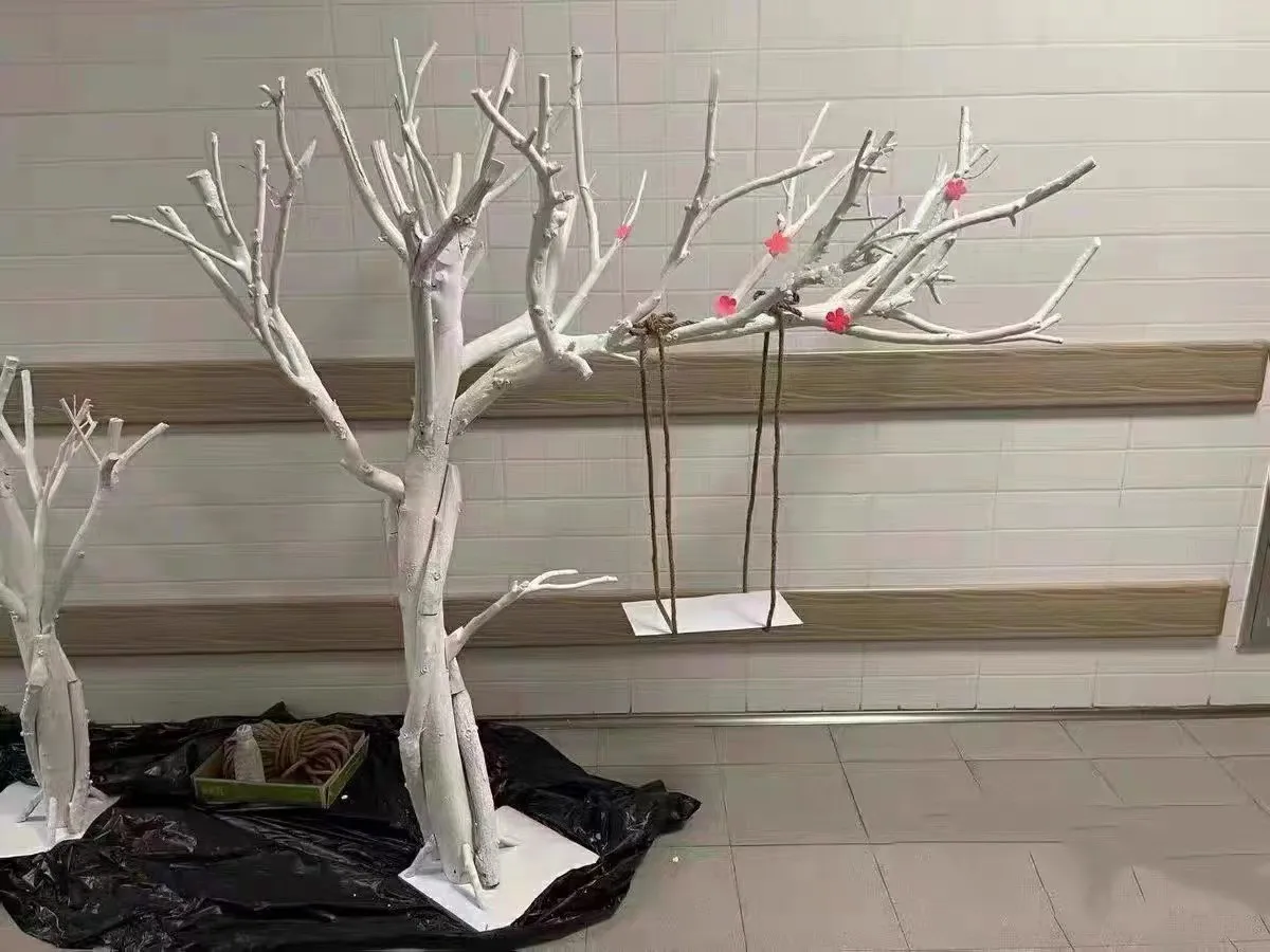 Landscape Fiber Glass Artificial Dry Tree for Indoor & Outdoor